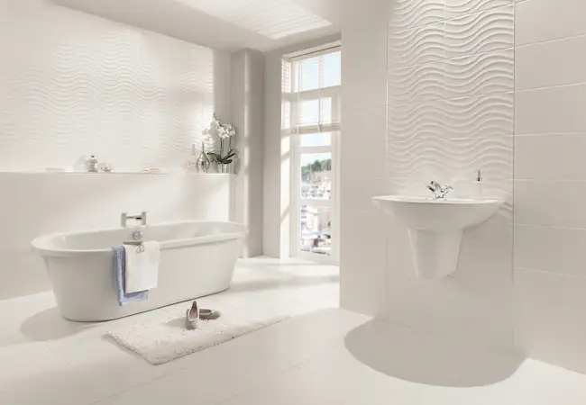 White Square Tile Ideas - Small or Large Format Industrial White Square Tile Ideas - Small or Large Format Industrial